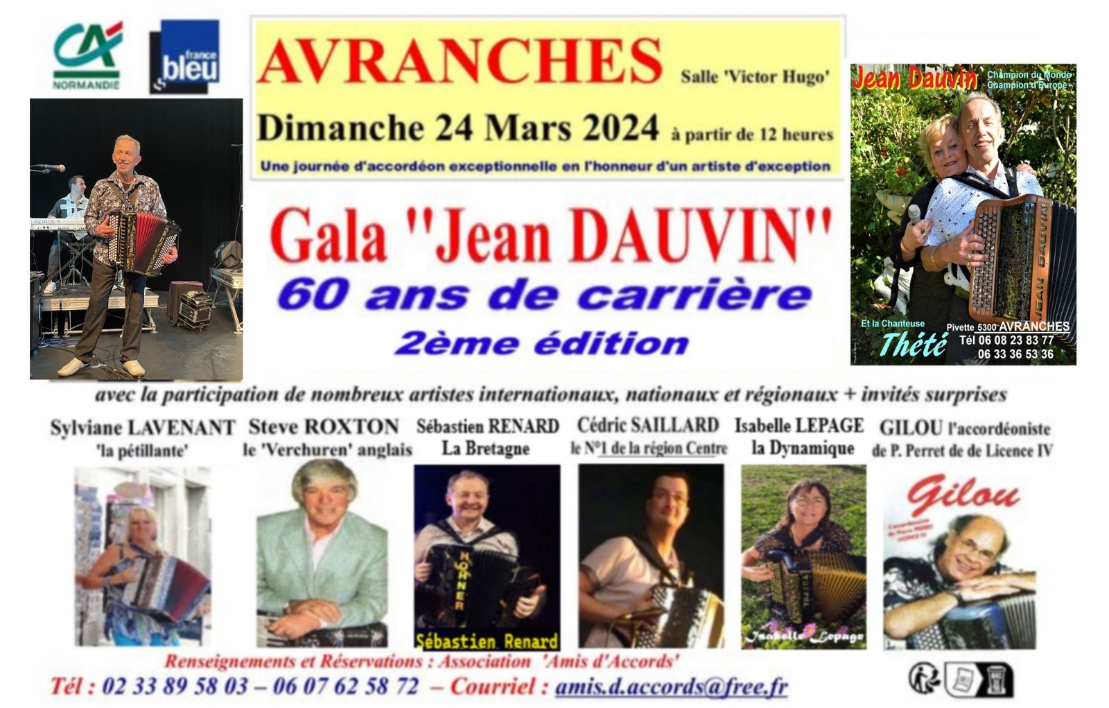 Gala Jean Dauvin Celebrates 60 Years – France - Accordions Worldwide