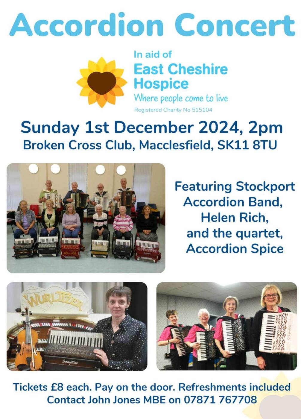 Broken Cross Club Charity Accordion Concert, England - UK - Accordions ...
