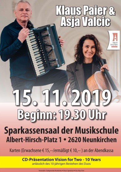 Concert to Celebrate "Vision for Two - 10 Years" New album - Austria ...