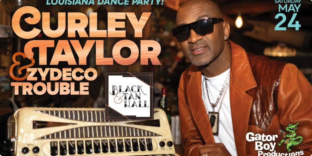 Curley Taylor & Zydeco Trouble Concert - USA - Accordions Worldwide