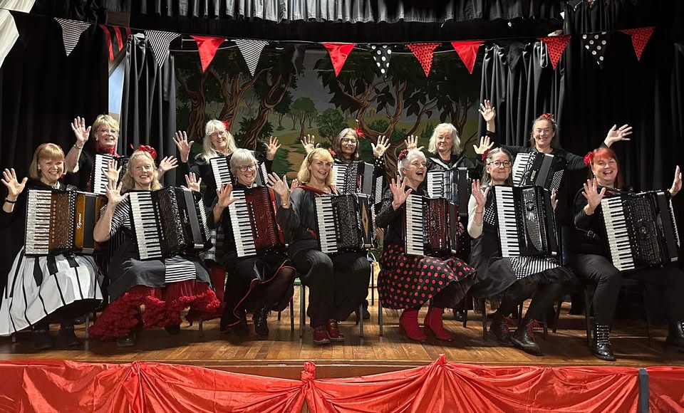 No.1 Ladies Accordion Orchestra Concert - England - Accordions Worldwide